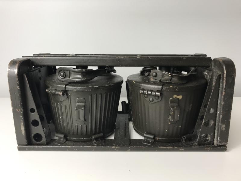 Chase Militaria | WW2 GERMAN MG34/ MG42 DRUM MAGAZINES & CARRIER ...