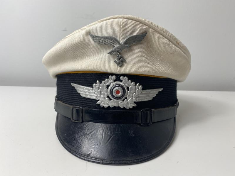 Chase Militaria | WW2 GERMAN LUFTWAFFE PILOT/PARATROOPER WHITE TOP ...