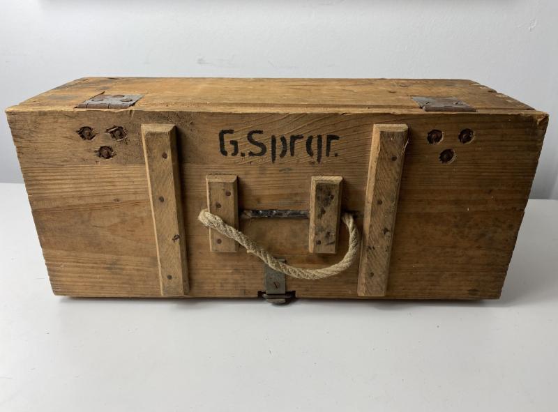 Chase Militaria | WW2 GERMAN WEHRMACHT G.SPR.GR. GRENADE B0X 1944