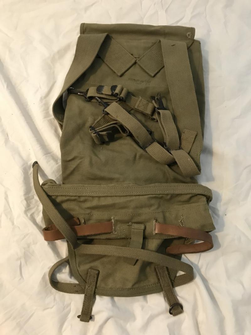 Chase Militaria | WW2 U.S. M1928 HAVERSACK & MESS TIN POUCH