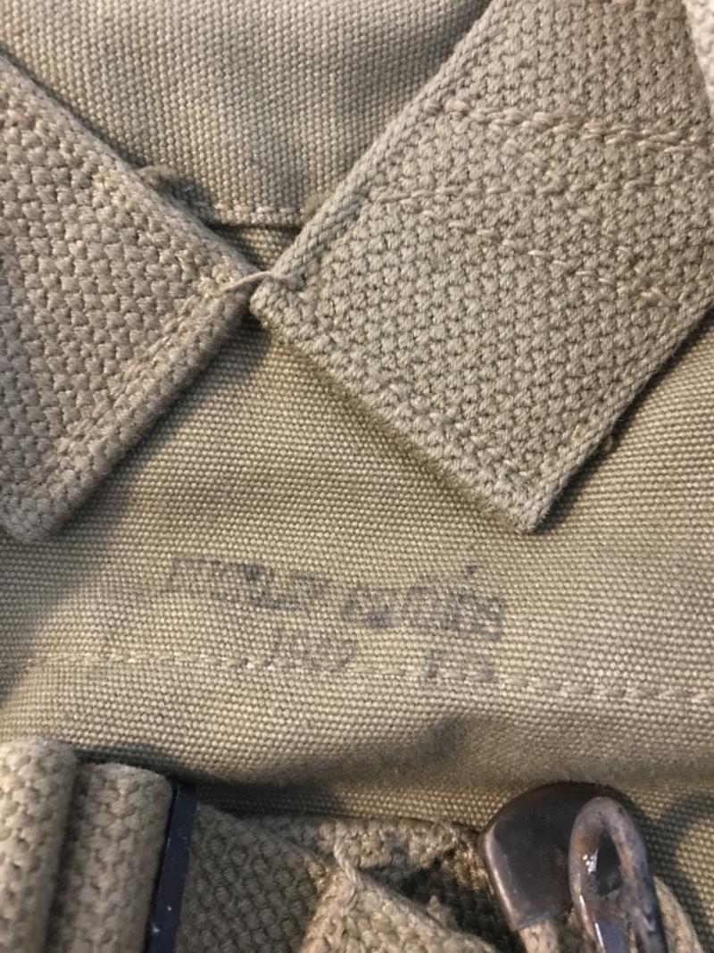 Chase Militaria | WW2 U.S. M1928 HAVERSACK & MESS TIN POUCH