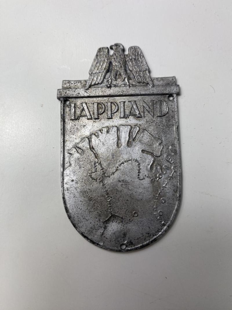 Chase Militaria | WW2 GERMAN LAPPLAND BATTLE SHIELD