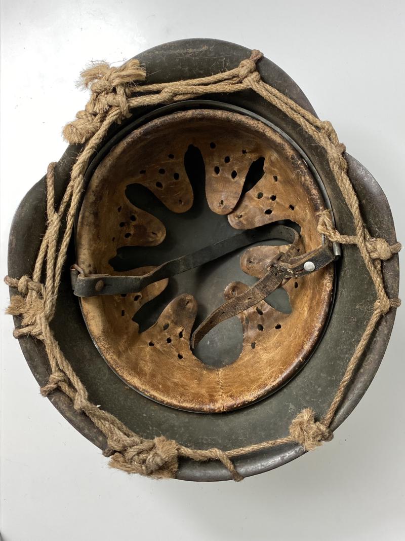 Chase Militaria | WW2 GERMAN ARMY (HEER) M42 ET68 SINGLE DECAL HELMET ...