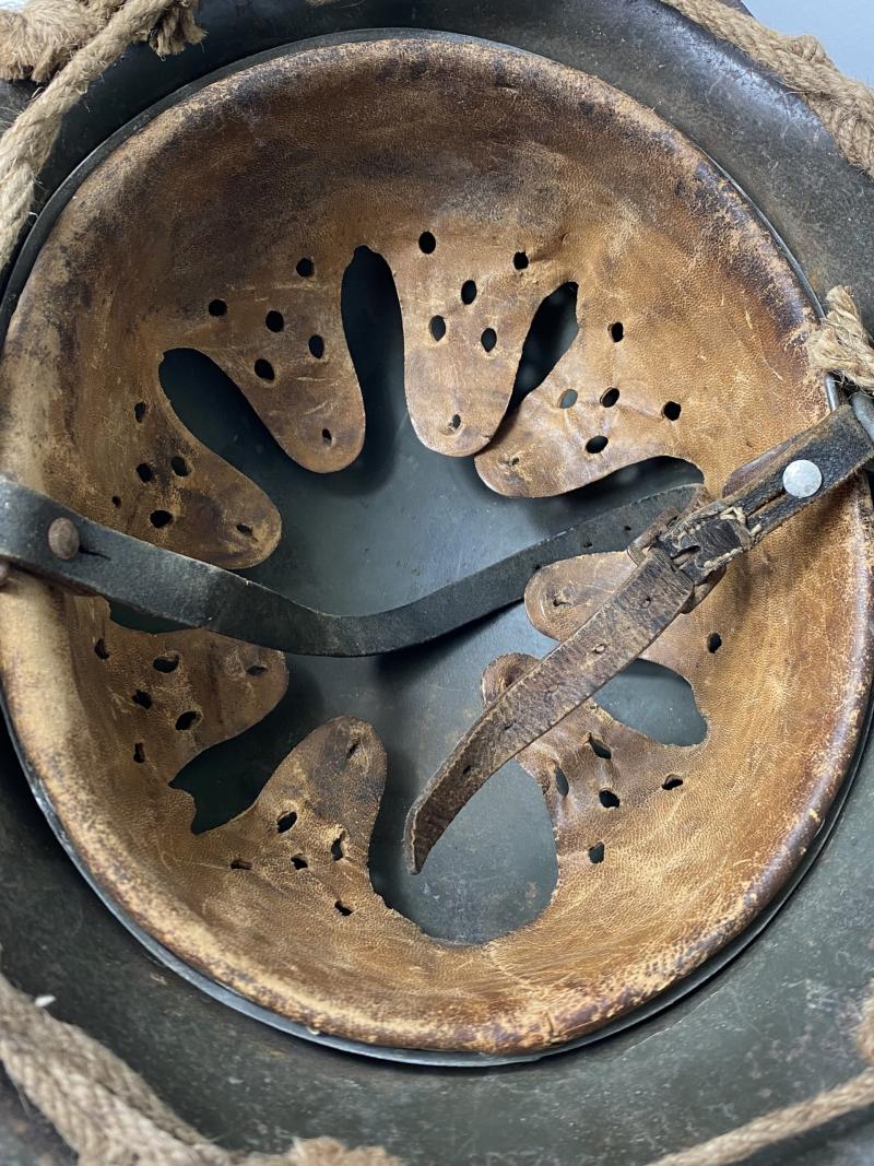 Chase Militaria | WW2 GERMAN ARMY (HEER) M42 ET68 SINGLE DECAL HELMET ...