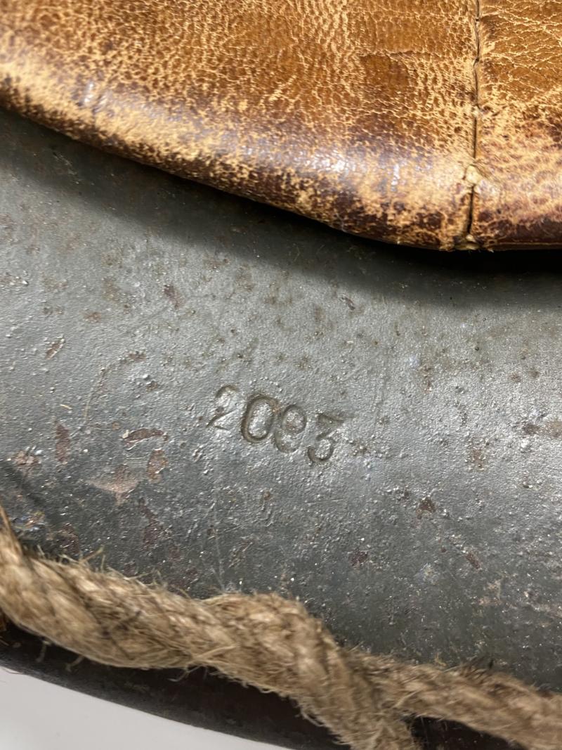 Chase Militaria | WW2 GERMAN ARMY (HEER) M42 ET68 SINGLE DECAL HELMET ...