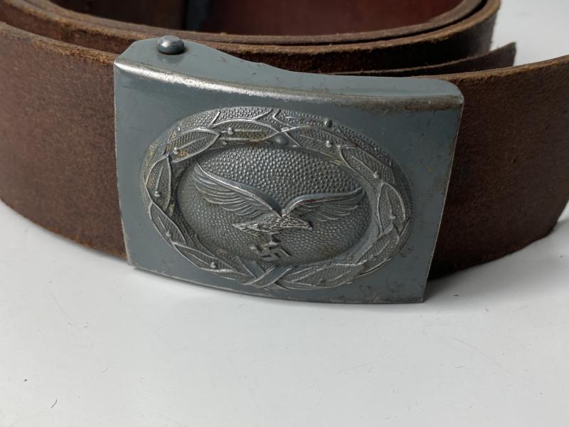 Chase Militaria | REPRODUCTION WW2 GERMAN LUFTWAFFE BELT BUCKLE AND BELT