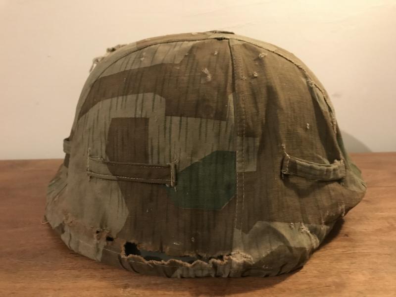 Chase Militaria | WW2 GERMAN SPLINTER PATTERN HELMET COVER