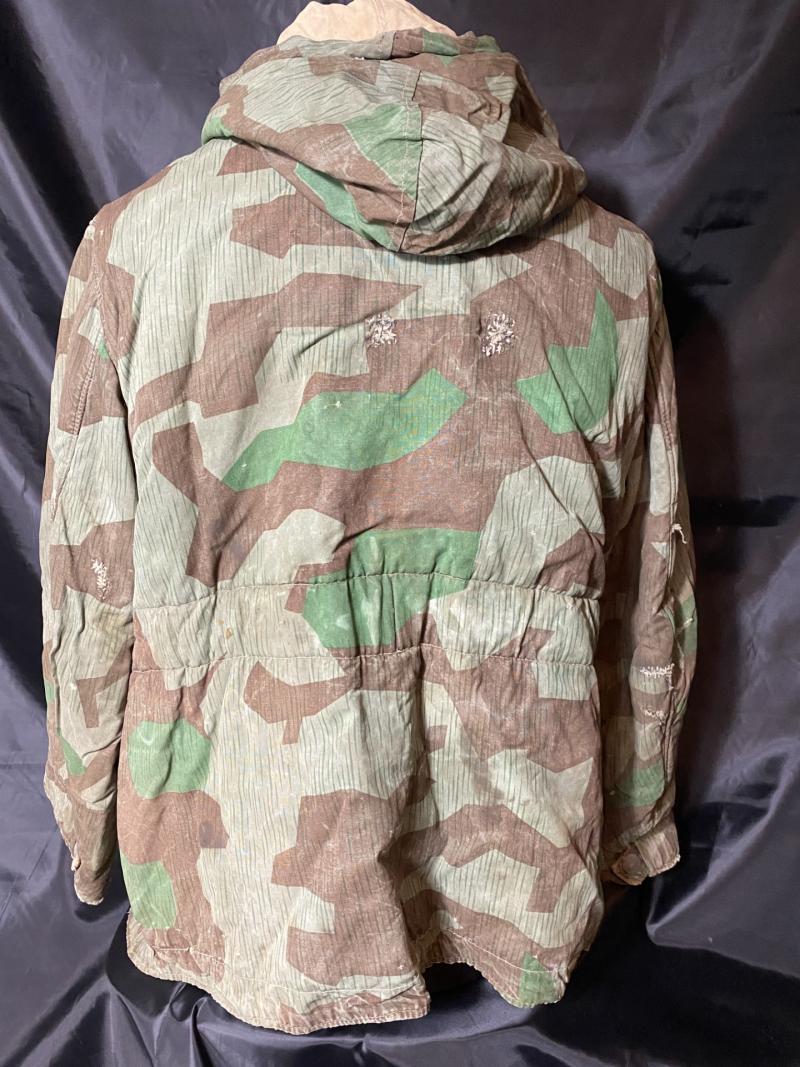 Chase Militaria | WW2 GERMAN WINTER REVERSIBLE SPLINTER PATTERN PARKA