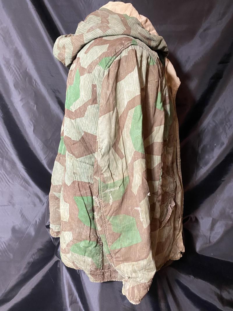 Chase Militaria | WW2 GERMAN WINTER REVERSIBLE SPLINTER PATTERN PARKA
