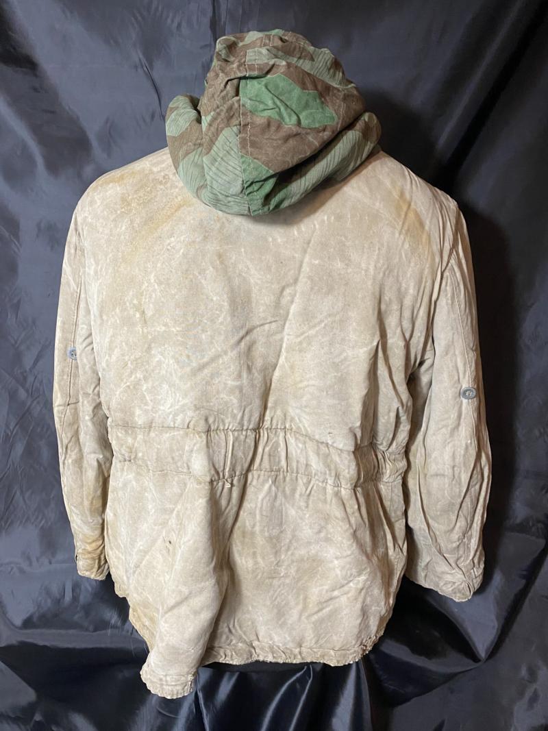 Chase Militaria | WW2 GERMAN WINTER REVERSIBLE SPLINTER PATTERN PARKA