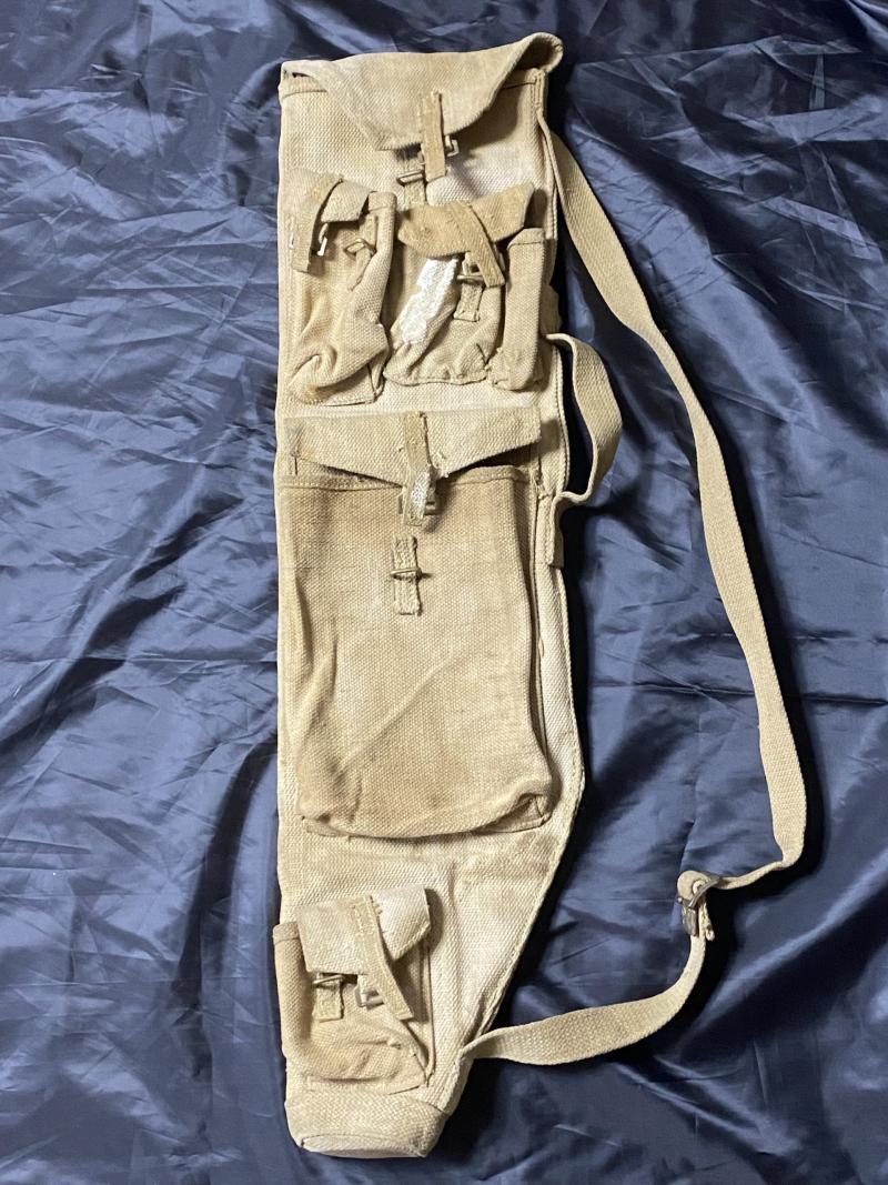 Chase Militaria | WW2 BRITISH 1944 DATED BREN GUN SPARE BARREL POUCH