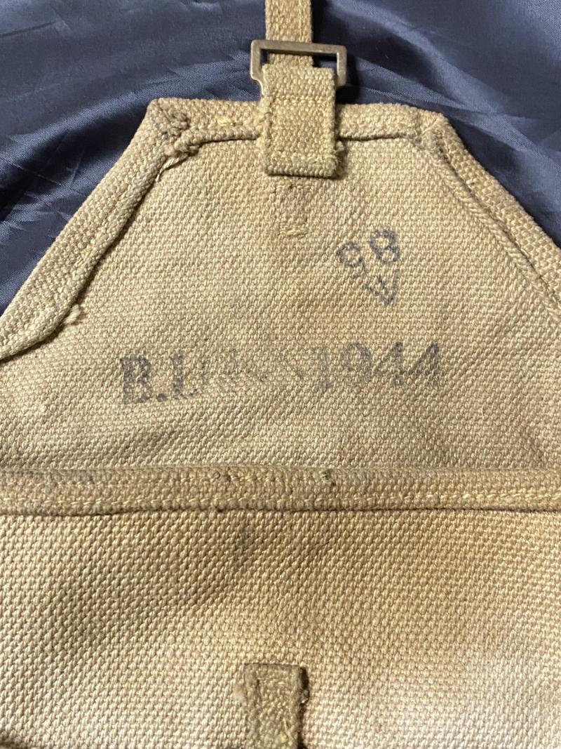 Chase Militaria | WW2 BRITISH 1944 DATED BREN GUN SPARE BARREL POUCH