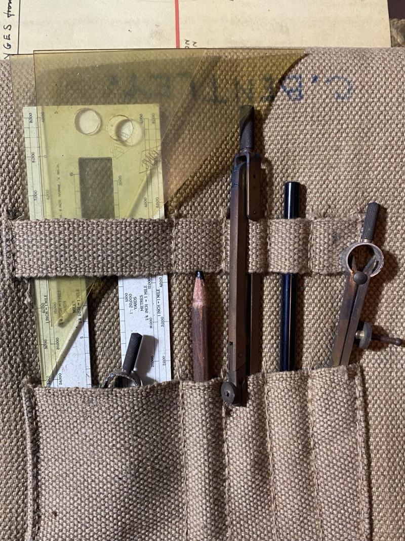 Chase Militaria | WW2 BRITISH OFFICER'S 37 PATTERN MAP CASE WITH ...