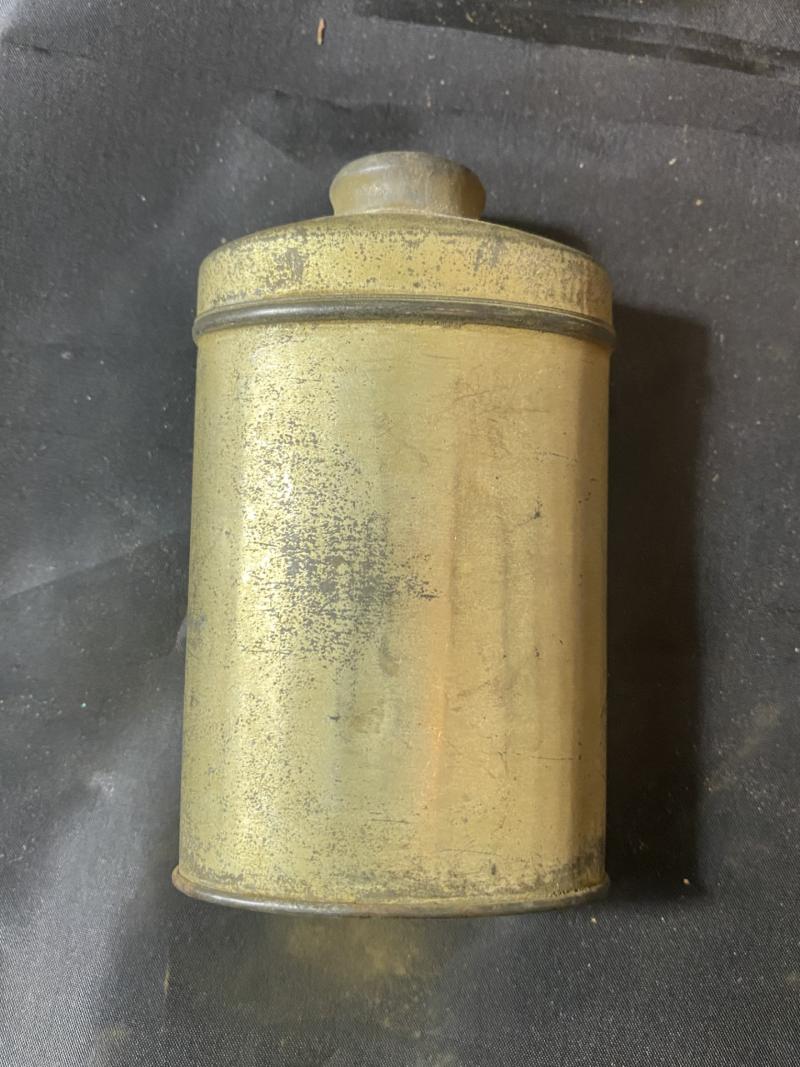 Chase Militaria | WW2 BRITISH 2OZ FOOT POWDER