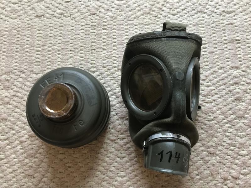 Chase Militaria | WW2 GERMAN M30 GAS MASK (NAMED)
