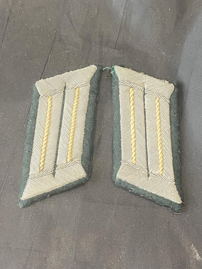 Chase Militaria | WW2 GERMAN INFANTRY OFFICER COLLAR PATCHES
