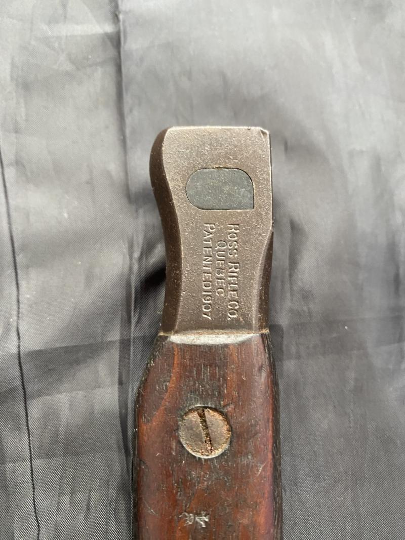 Chase Militaria | WW1 1915 DATED CANADIAN ROSS RIFLE BAYONET