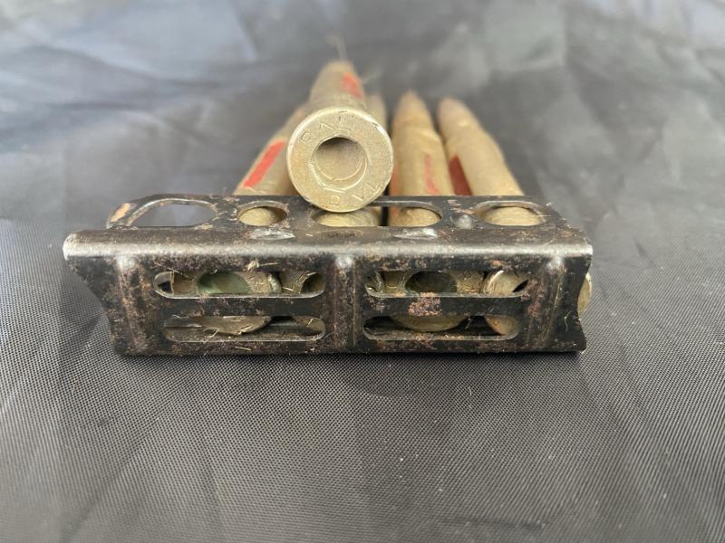 Chase Militaria | CLIP OF 5 X .303 DRILL TRAINING ROUNDS