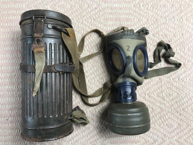 Chase Militaria | WW2 GERMAN M30 GAS MASK