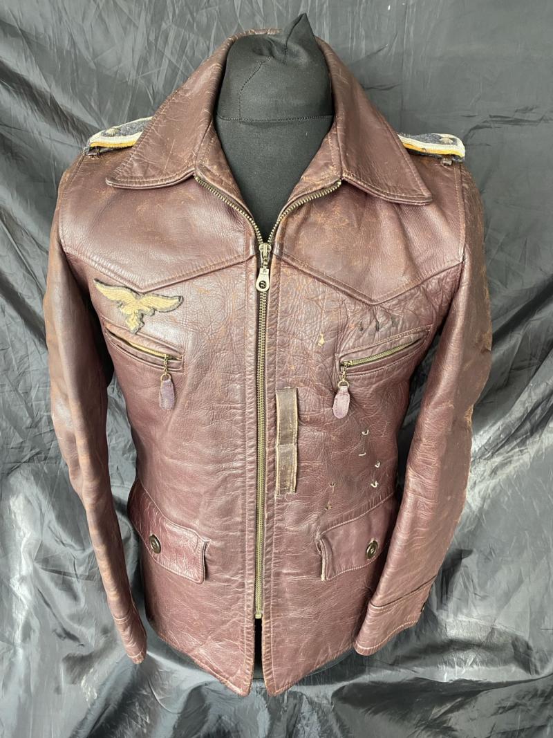 Chase Militaria | WW2 GERMAN LUFTWAFFE LEATHER PILOTS JACKET