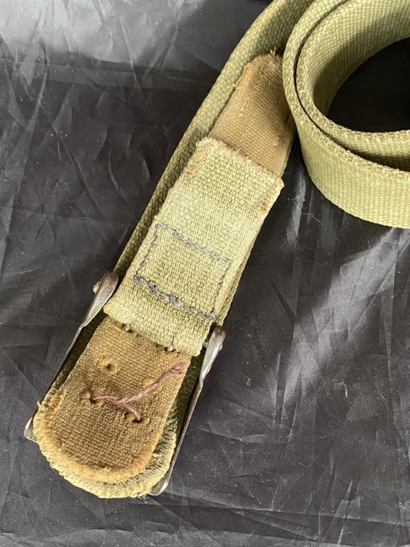 Chase Militaria | WW2 GERMAN ARMY TROPICAL CANVAS BELT