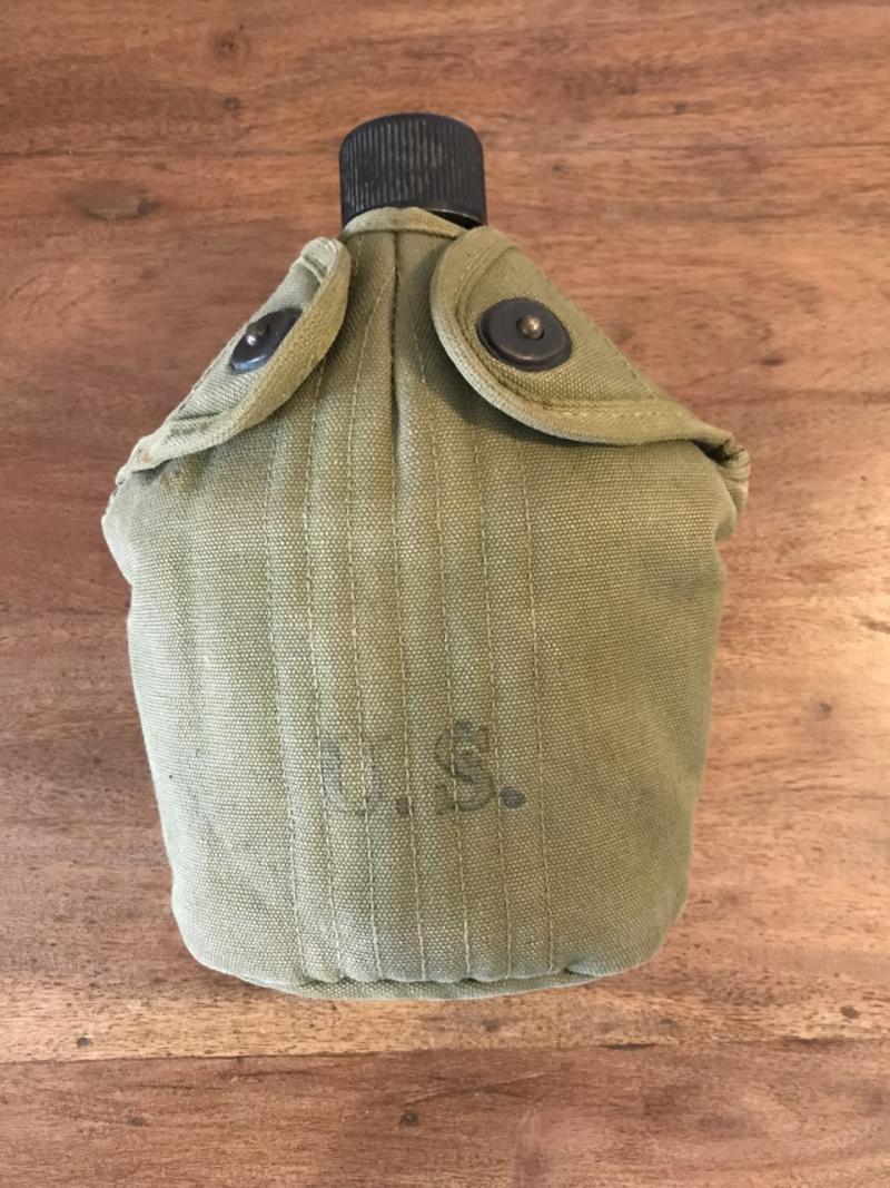 Chase Militaria | WW2 U.S. M1910 WATER BOTTLE SET