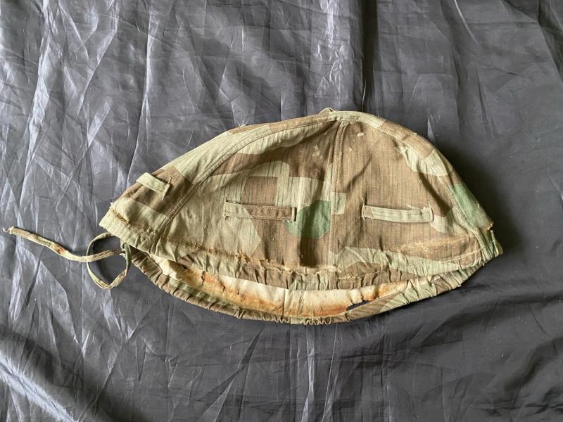Chase Militaria | RARE WW2 GERMAN SPLINTER PATTERN HELMET COVER