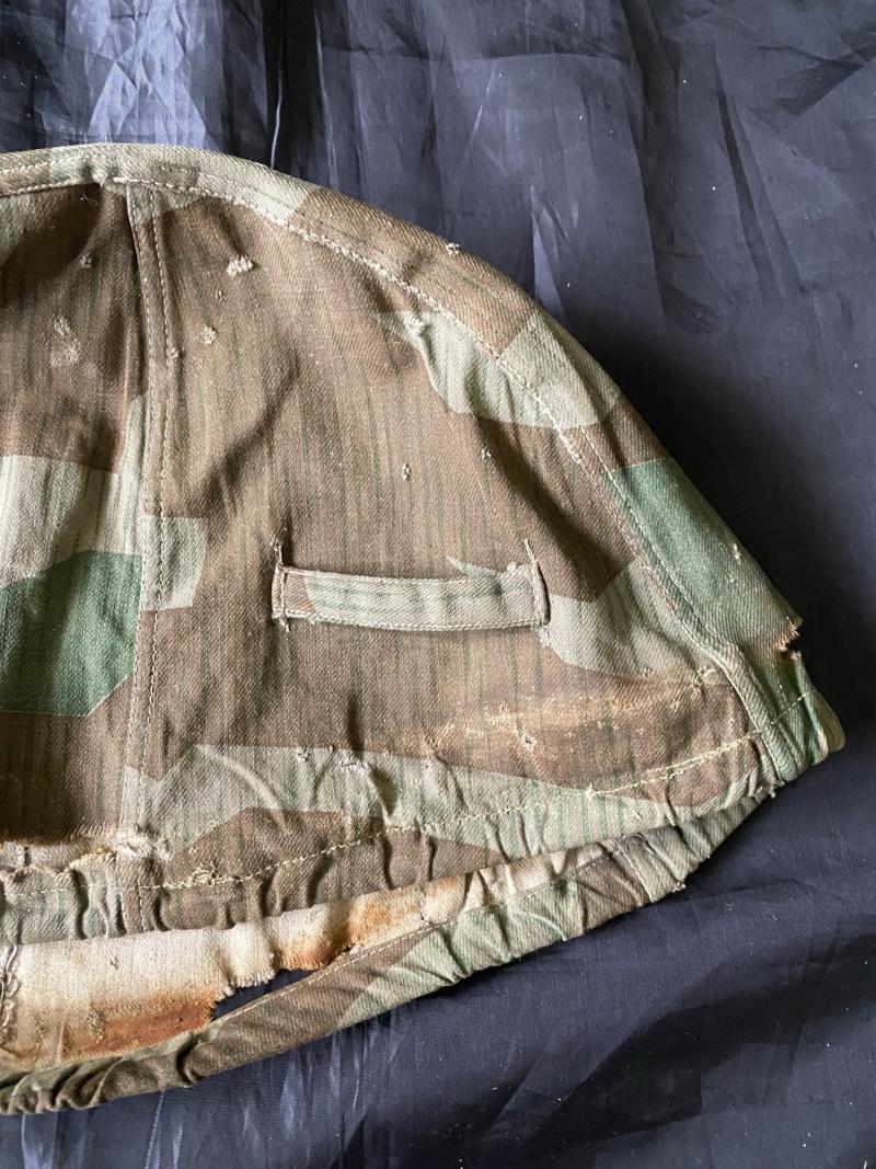 Chase Militaria | RARE WW2 GERMAN SPLINTER PATTERN HELMET COVER