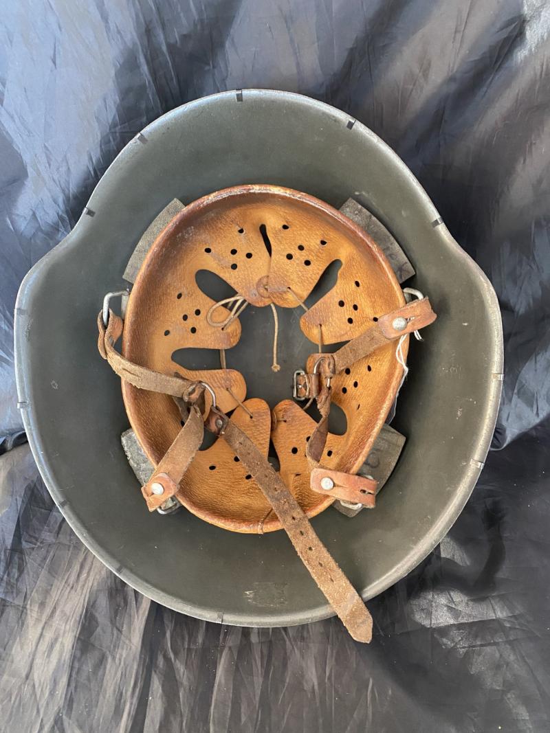 Chase Militaria | GERMAN DDR M56 HELMET WITH NETTING