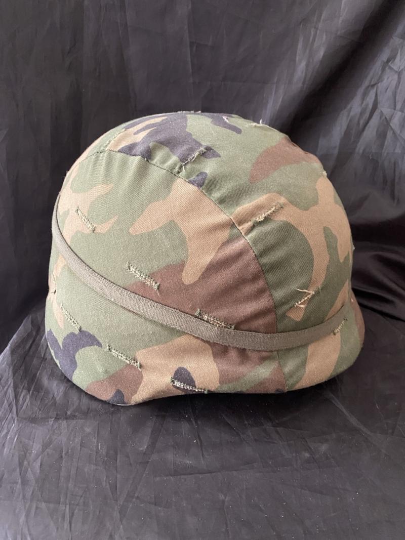 Chase Militaria | U.S. PASGT KEVLAR HELMET WITH CAMO COVER