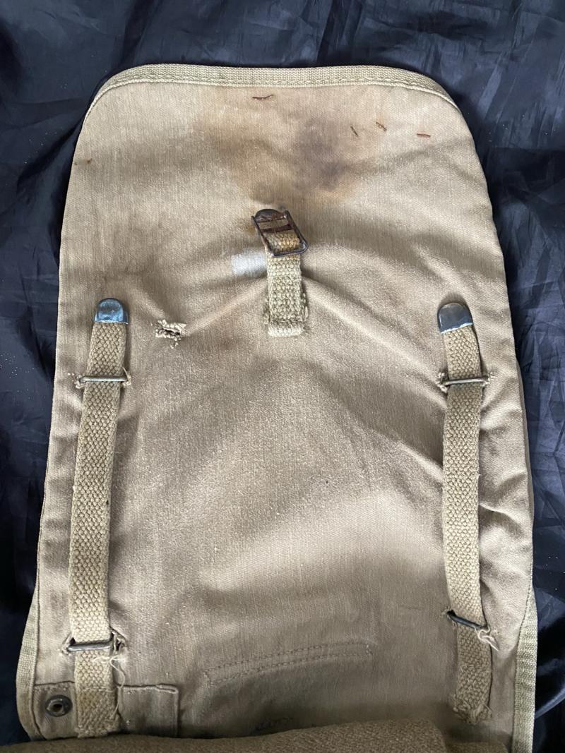 Chase Militaria | WW2 U.S. M1928 HAVERSACK WITH BLANKET