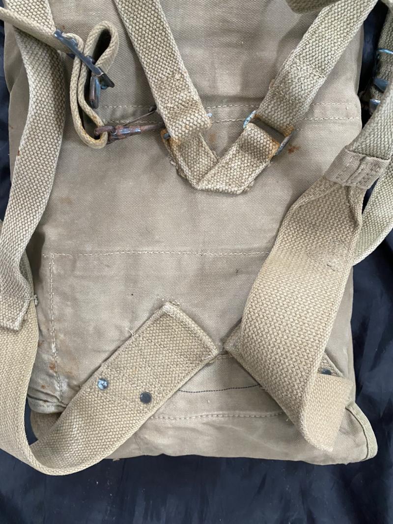 Chase Militaria | WW2 U.S. M1928 HAVERSACK WITH BLANKET