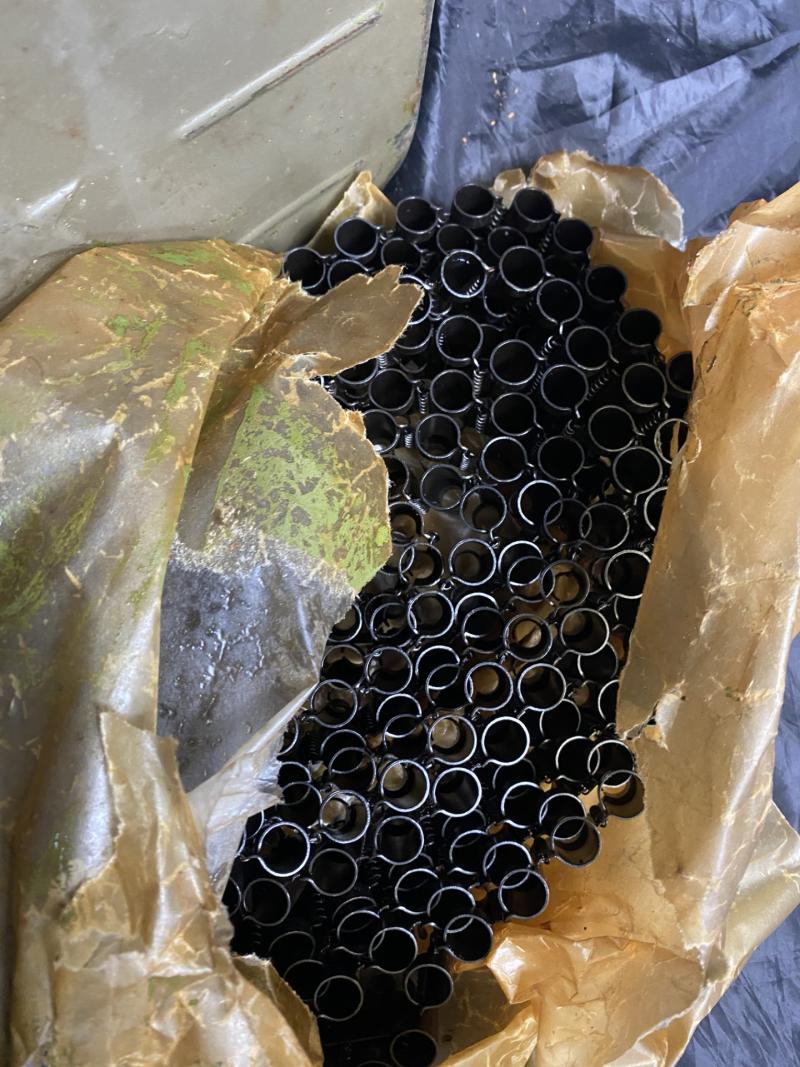 Chase Militaria | WW2 RUSSIAN MAXIM TIN WITH 250RD BELT