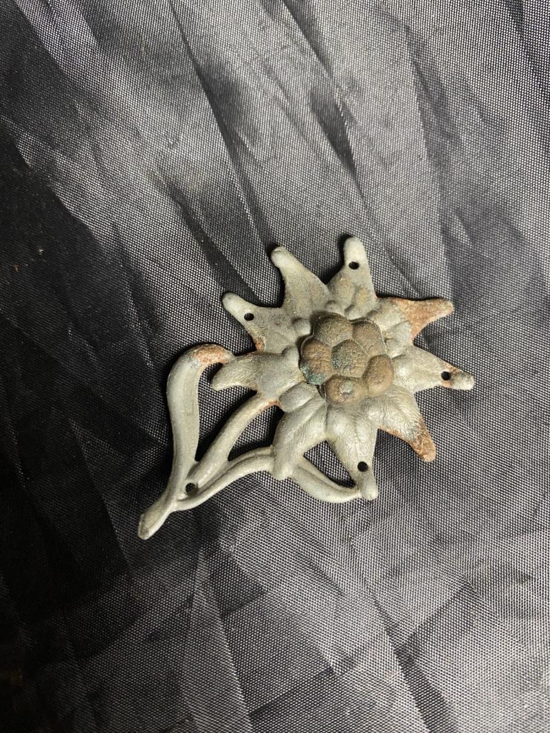 Chase Militaria | WW2 GERMAN HEER (ARMY) EDELWEISS CAP BADGE