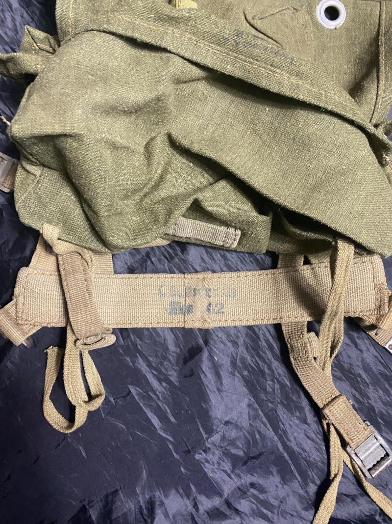 Chase Militaria | WW2 GERMAN A-FRAME WITH ASSAULT BAG