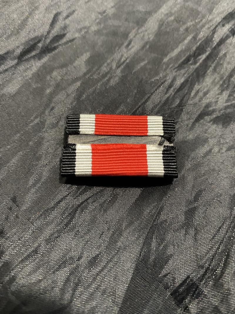 Chase Militaria | REPRODUCTION WW2 GERMAN IRON CROSS RIBBON BAR