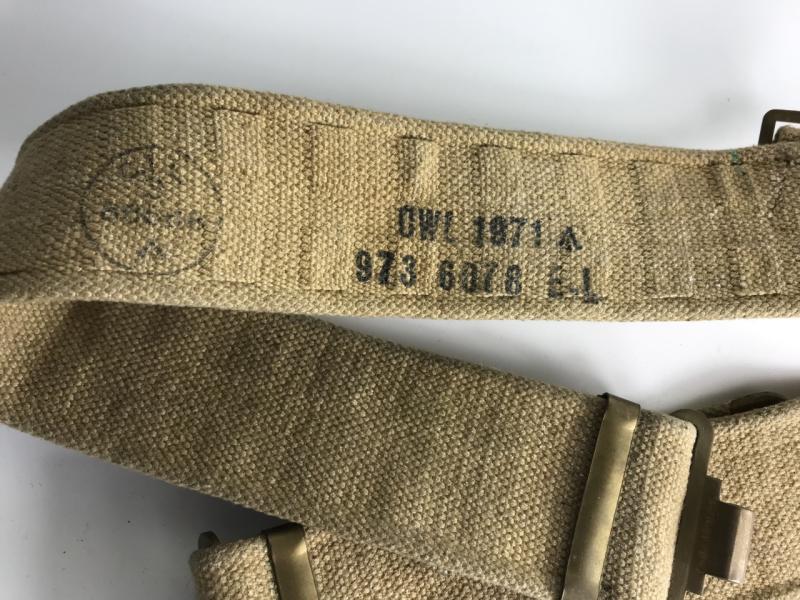 Chase Militaria | BRITISH 37 PATTERN 1971 DATED BELT