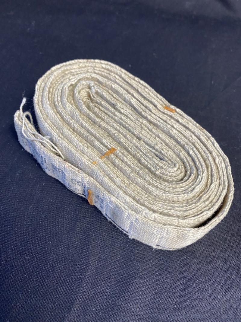 Chase Militaria | WW2 U.S. .30 CAL 250RD CLOTH BELT WITH STARTER TAB