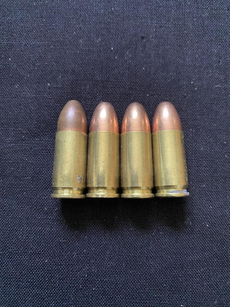 Chase Militaria | 4 X 9MM INERT ROUNDS