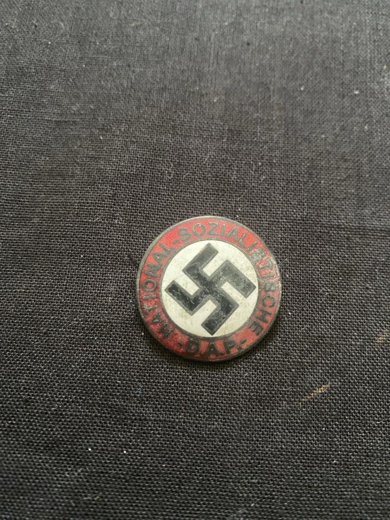Chase Militaria | REPRODUCTION WW2 GERMAN D.A.P MEMBERSHIP BADGE