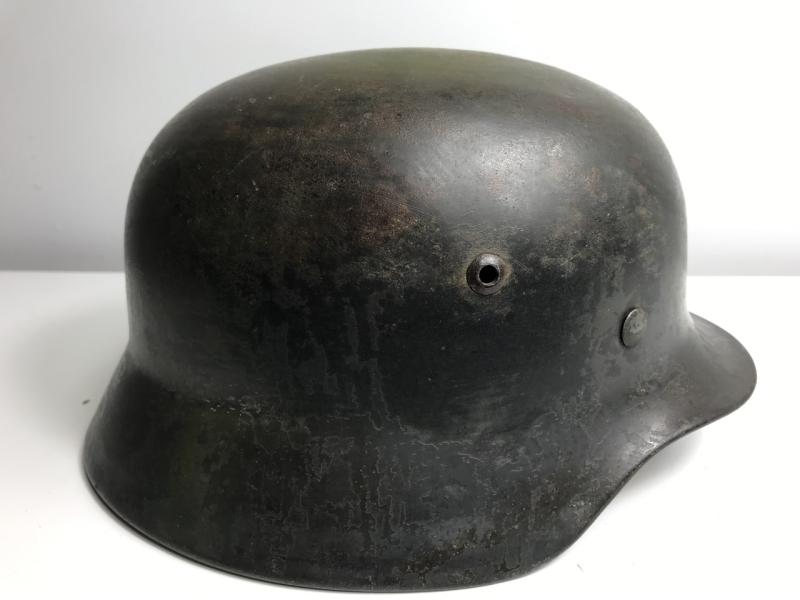 Chase Militaria | WW2 GERMAN LUFTWAFFE M35 Q66 HELMET (NAMED)