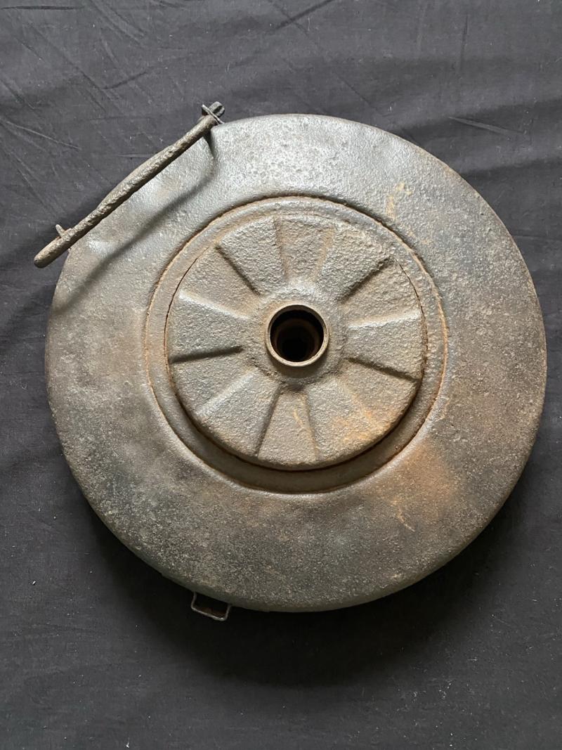 Chase Militaria | WW2 GERMAN TELLERMINE TOP PLATE
