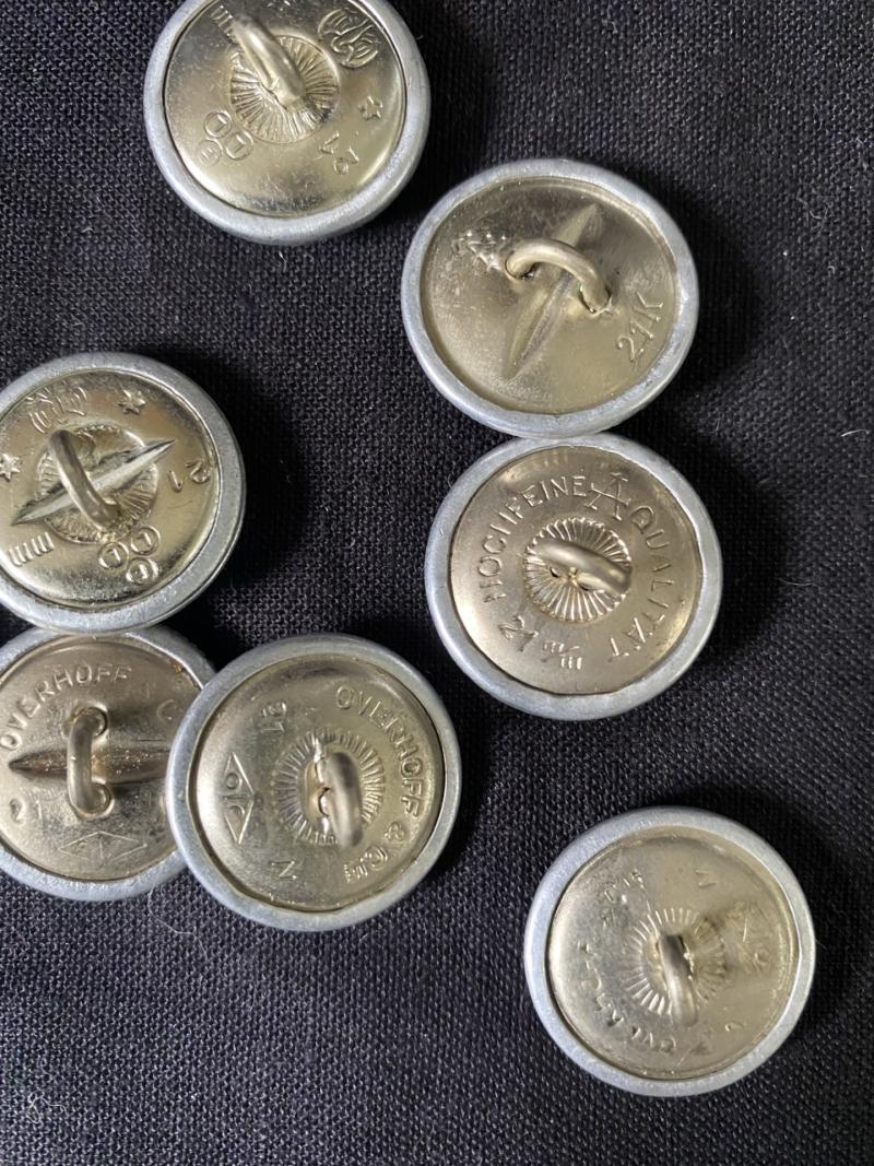 Chase Militaria | 8 X REPRODUCTION WW2 GERMAN BUTTONS