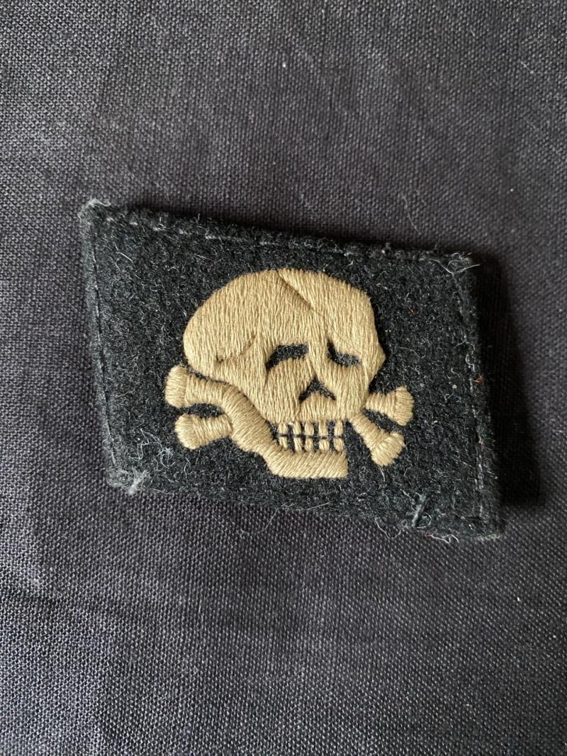 Chase Militaria | REPRODUCTION WW2 GERMAN SS SKULL PATCH