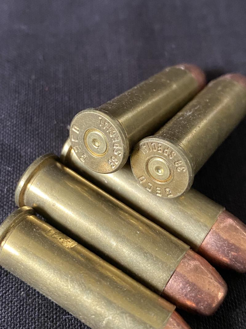 Chase Militaria | 5 X .38 SPECIAL INERT ROUNDS