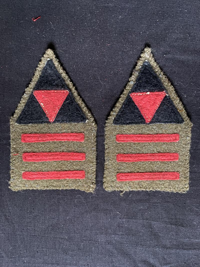 Chase Militaria | SET OF WW2 3RD INFANTRY DIVISION PATCHES