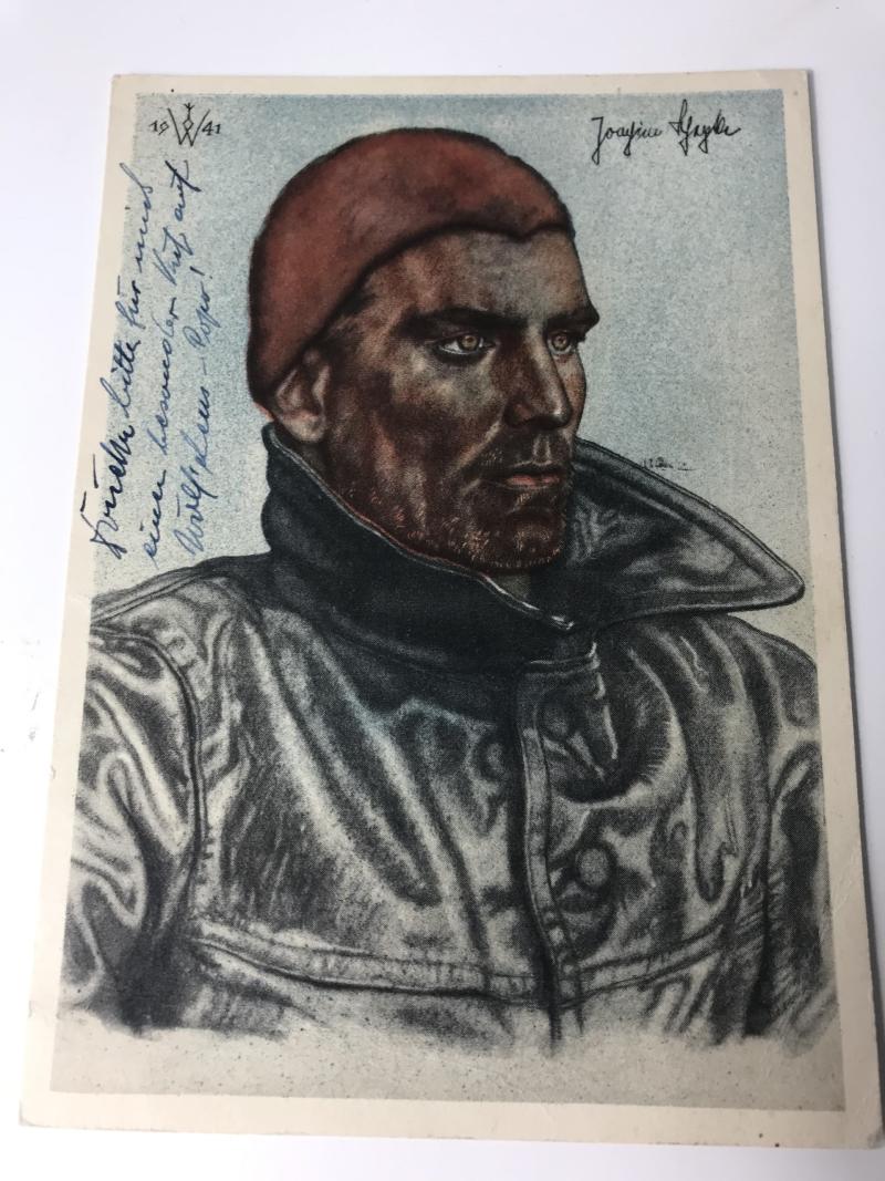 Chase Militaria | WW2 GERMAN POSTCARD OF LIEUTENANT SCHEPTE